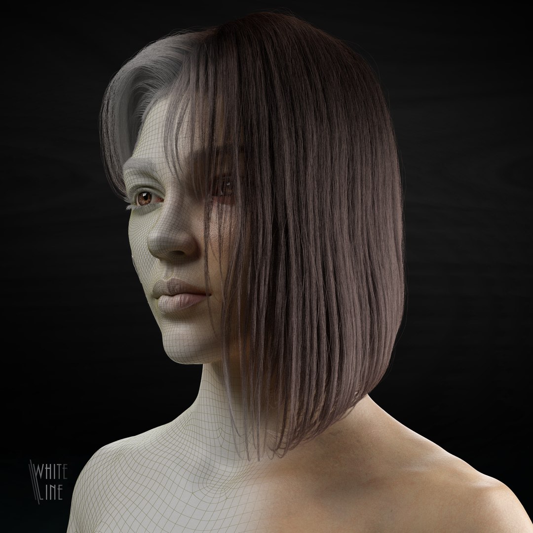 Realistic Female Warrior Girl Woman Model - TurboSquid 1598314