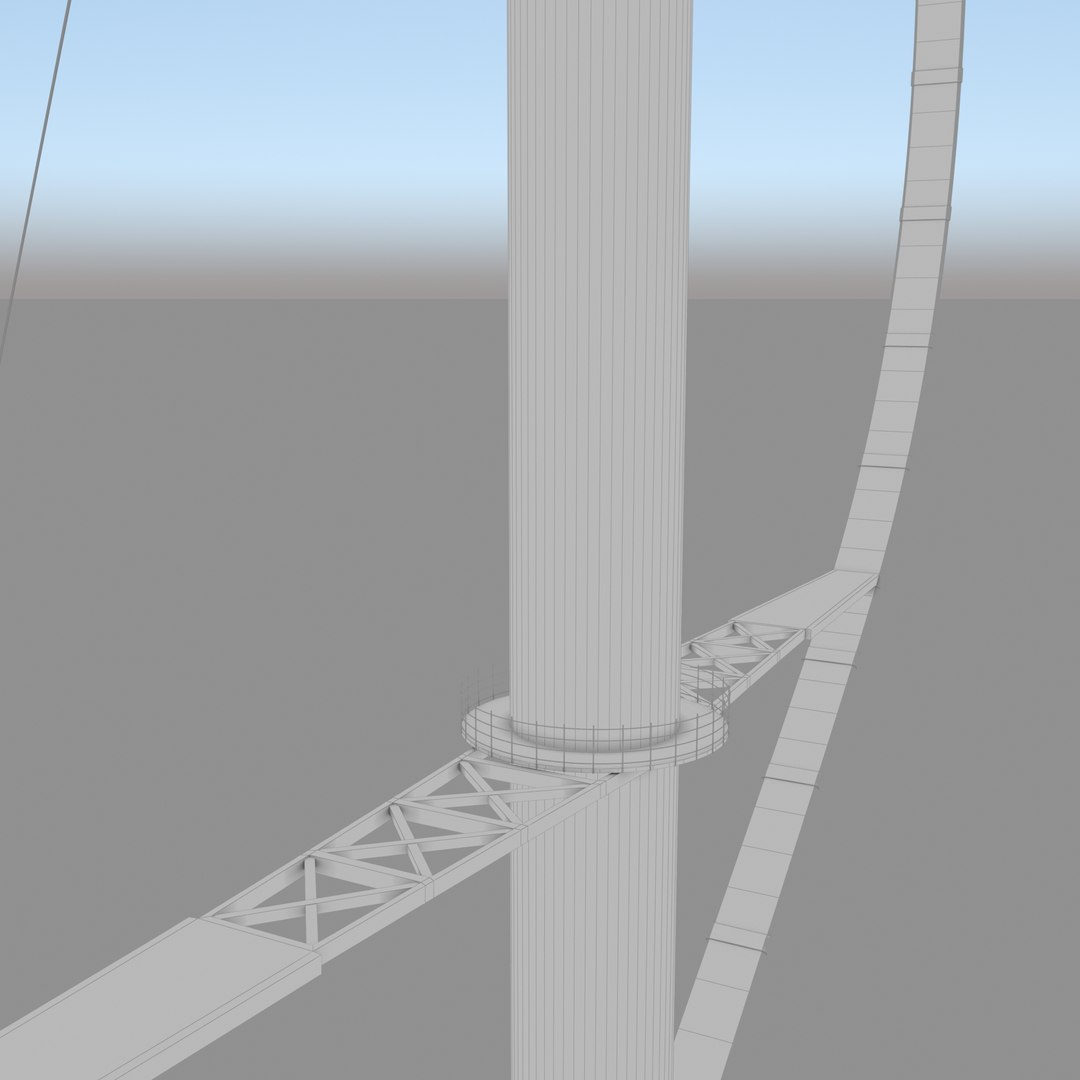 Vertical Axis Wind Turbine 3D Model - TurboSquid 1397327