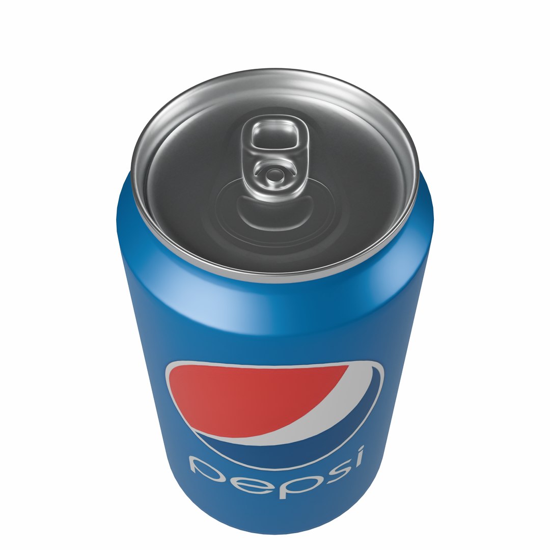 3D PEPSI Aluminum Can 3D Model - TurboSquid 2325453
