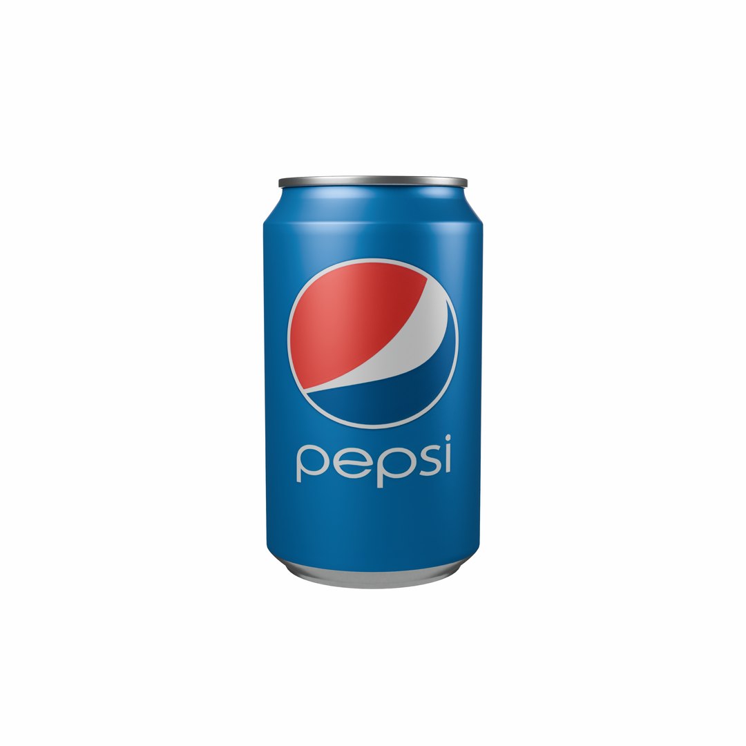 3D PEPSI Aluminum Can 3D Model - TurboSquid 2325453