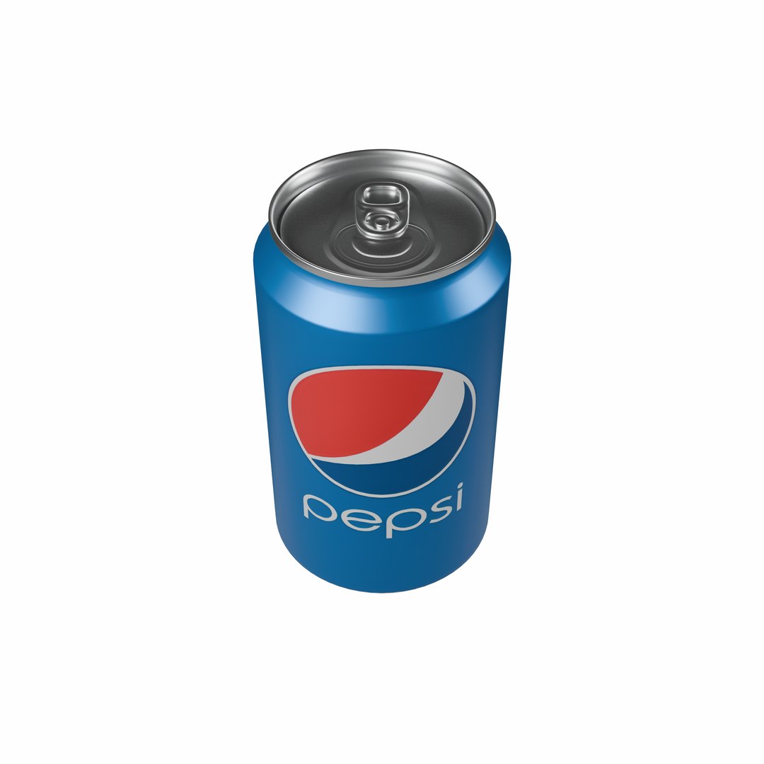 3D PEPSI Aluminum Can 3D Model - TurboSquid 2325453