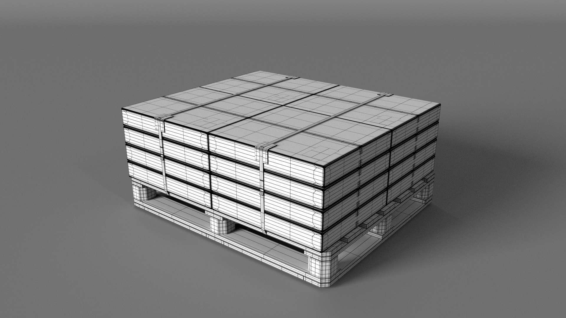 Pallet Rack 3D model - TurboSquid 1727536