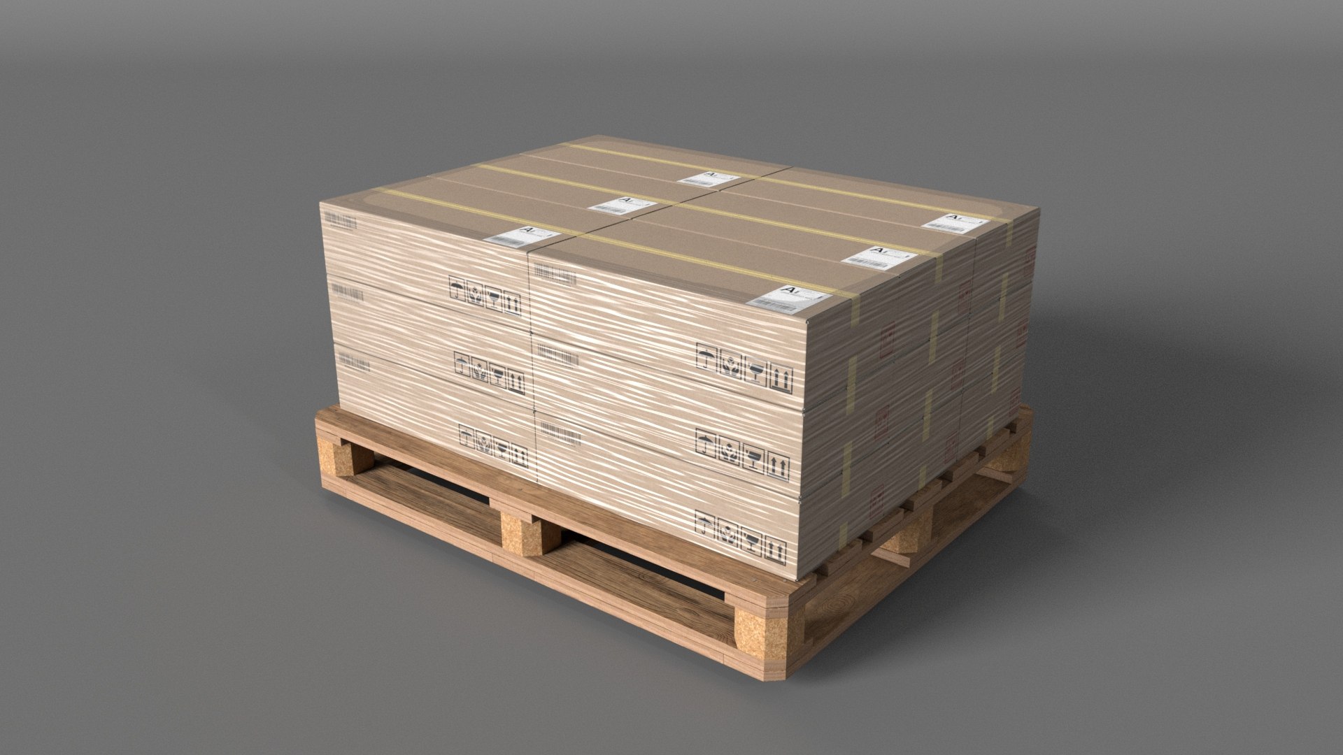 Pallet Rack 3D model - TurboSquid 1727536