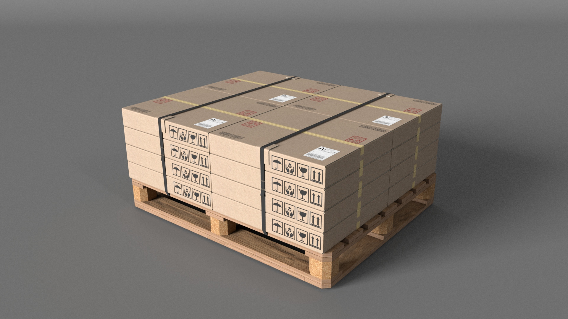 Pallet Rack 3D model - TurboSquid 1727536