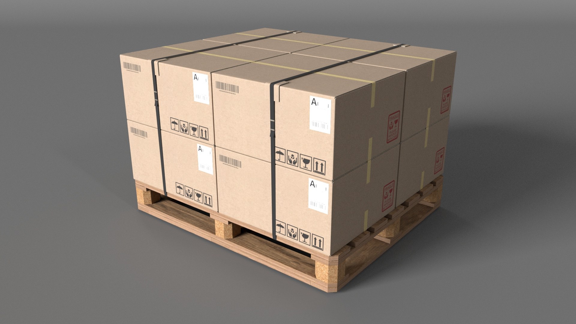 Pallet Rack 3D model - TurboSquid 1727536