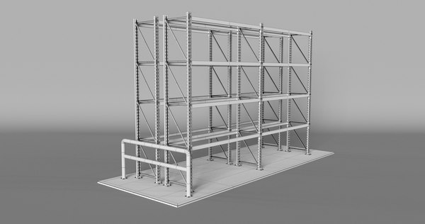 Pallet Rack 3D model - TurboSquid 1727536