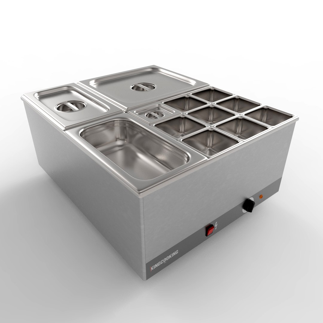 3ds Max Bain-marie Elements