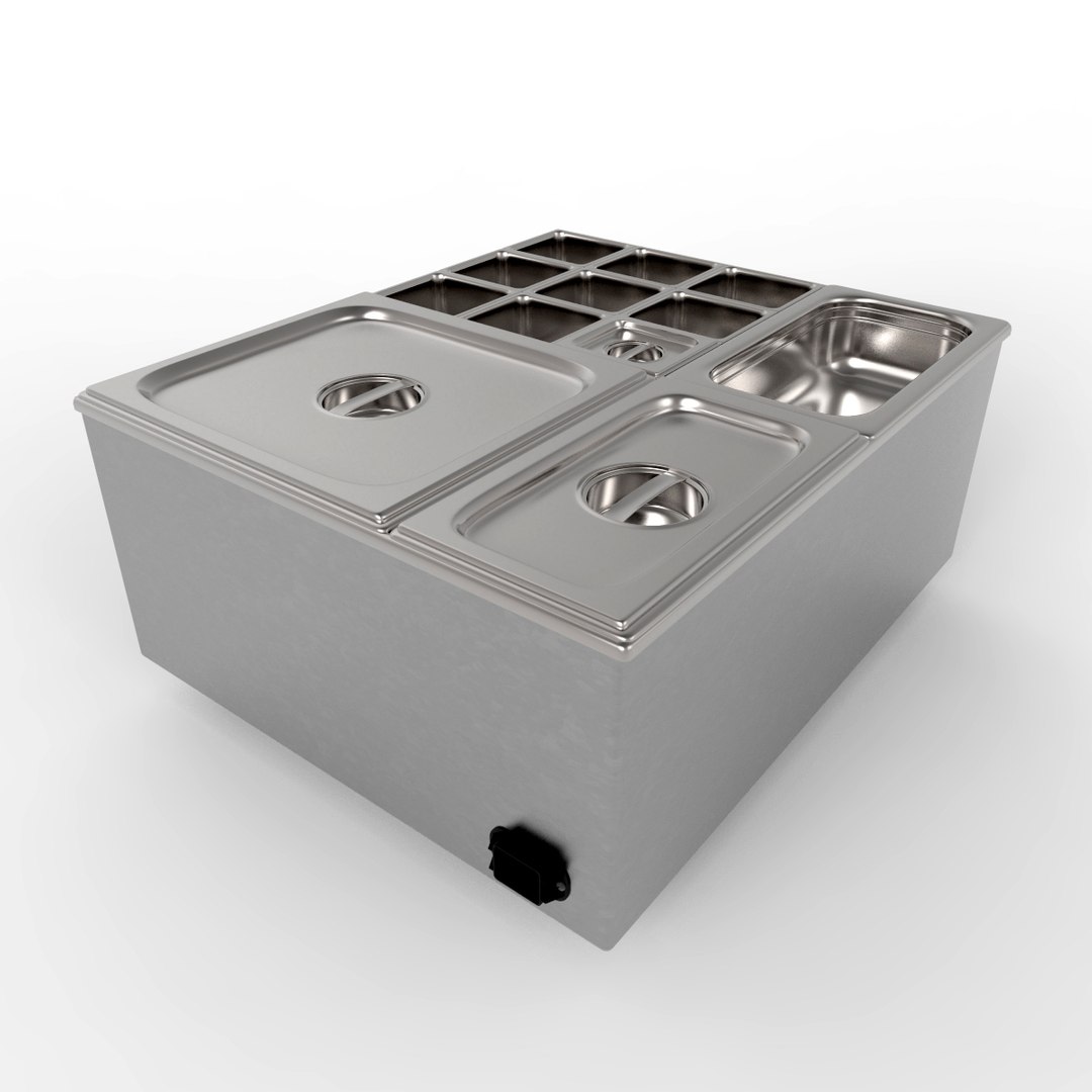 3ds Max Bain-marie Elements