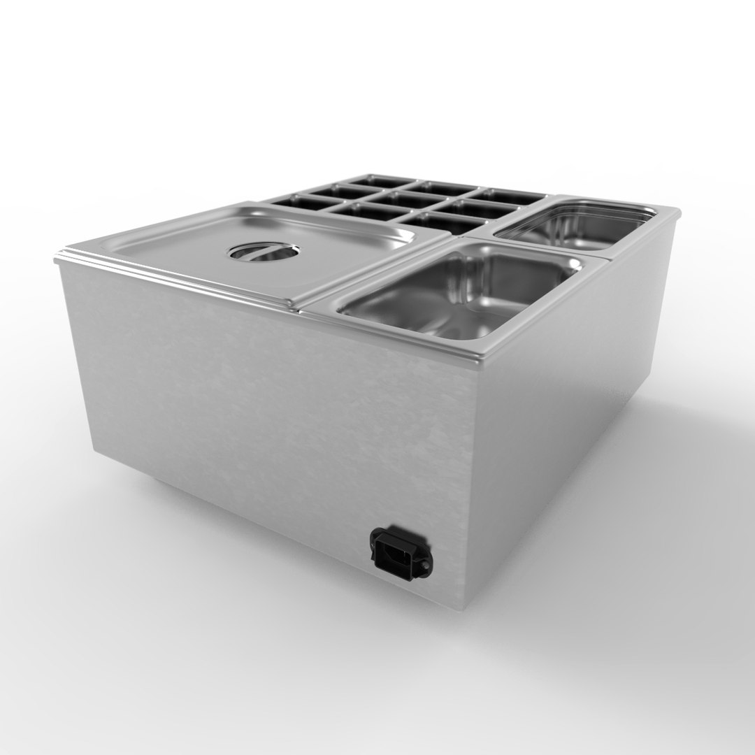 3ds Max Bain-marie Elements