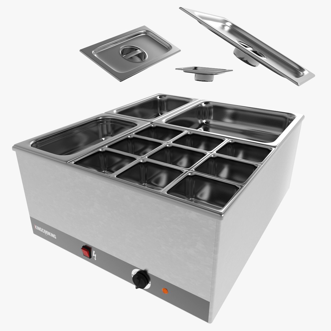 3ds Max Bain-marie Elements