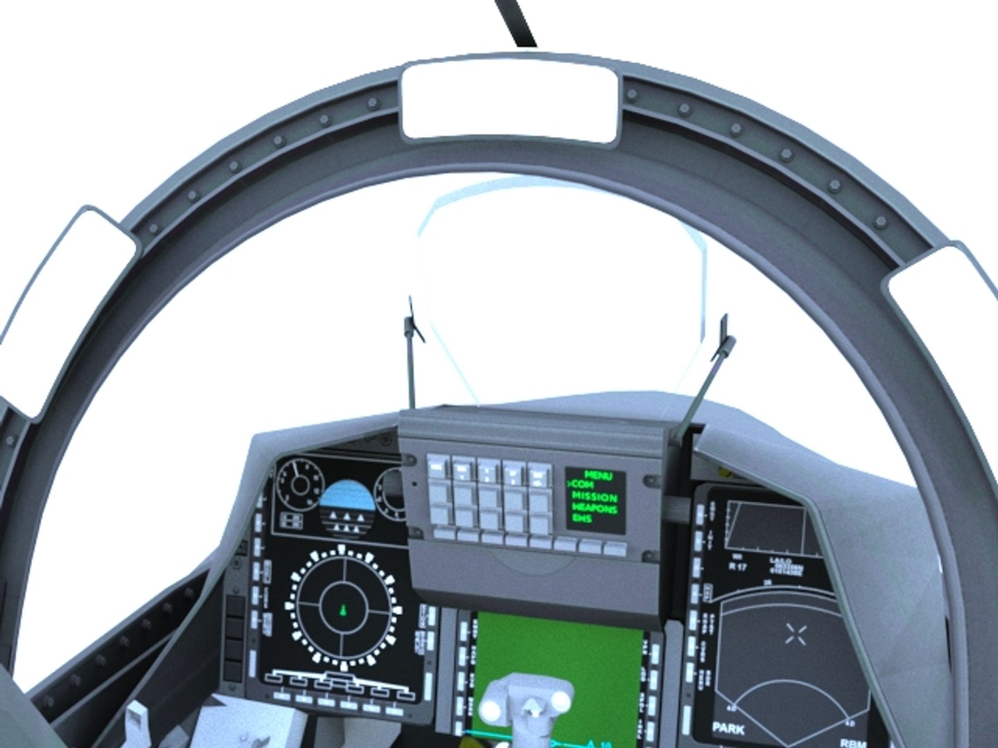 Gripen Cockpit 3D - TurboSquid 1152012