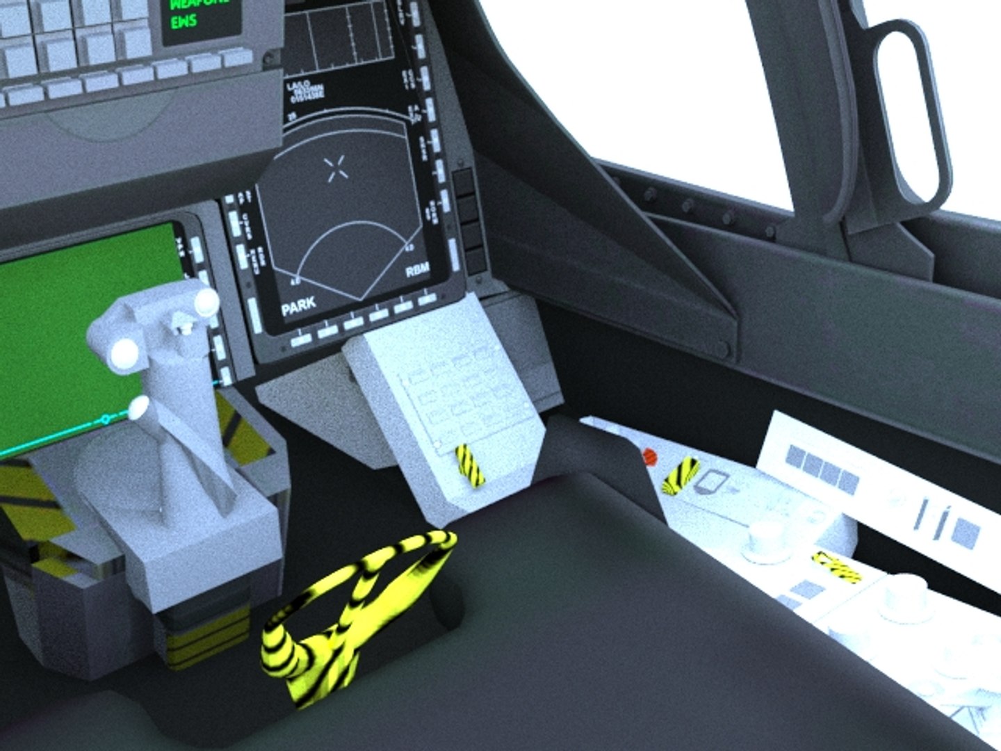 Gripen Cockpit 3D - TurboSquid 1152012