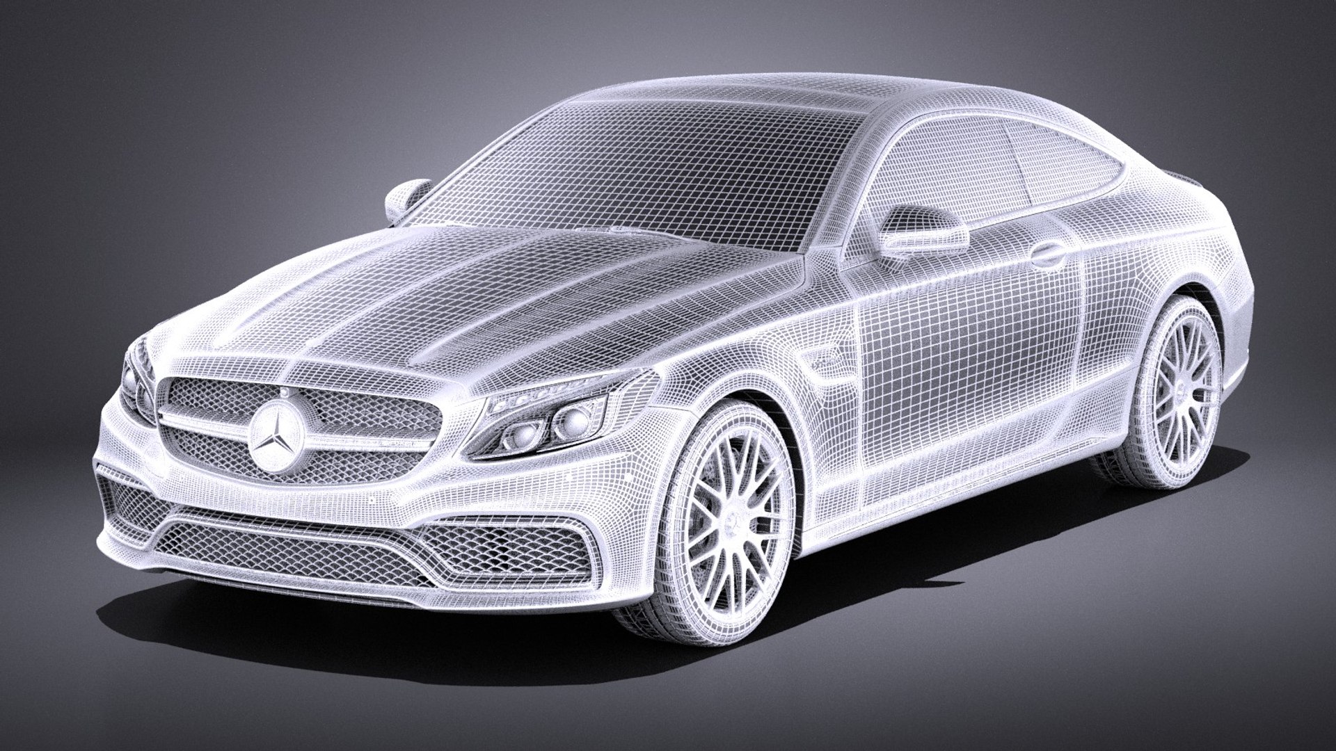3D Mercedes Mercedes-benz Coupe Model - TurboSquid 1164064