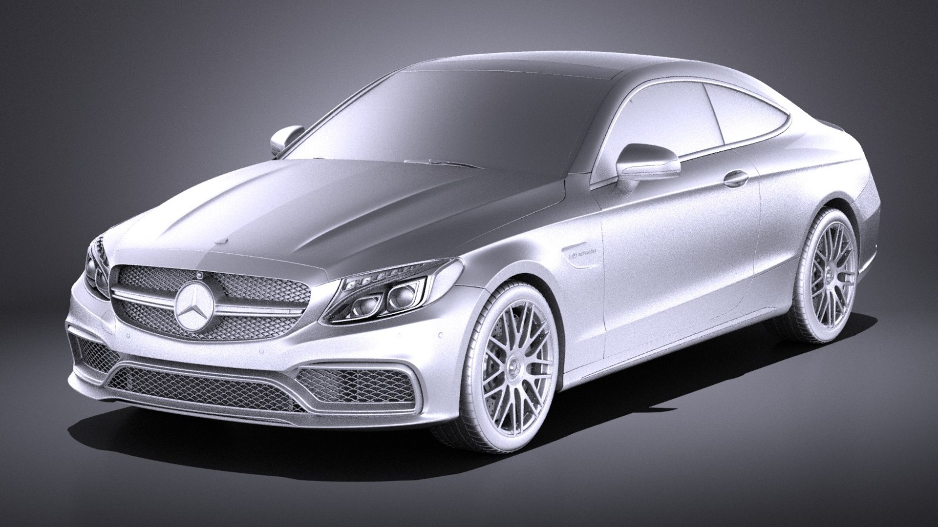 3D Mercedes Mercedes-benz Coupe Model - TurboSquid 1164064
