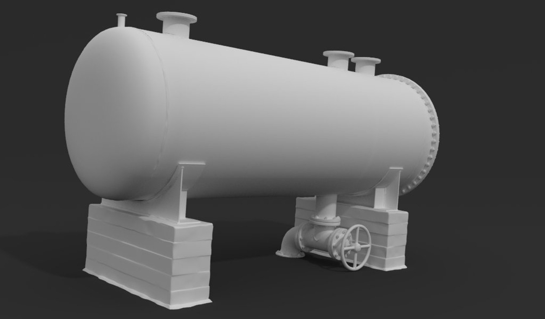 3D Pressure Tank Model - TurboSquid 1525506