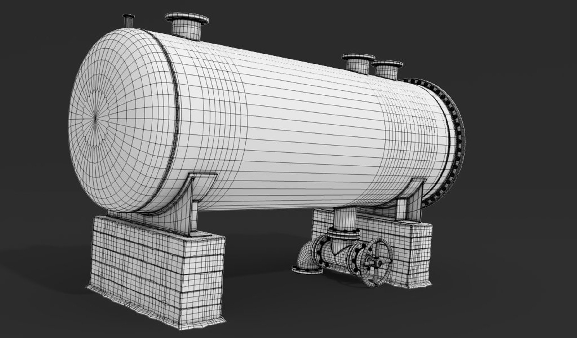 3D Pressure Tank Model - TurboSquid 1525506