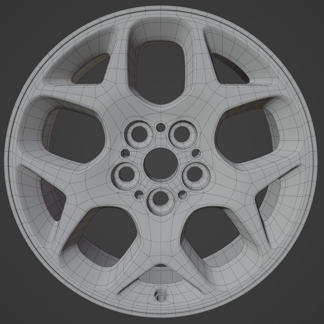 Car Rim 3D Model - TurboSquid 2083900