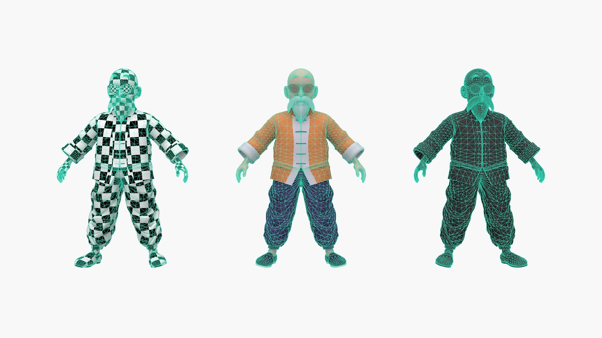 3D DBZ Character V14 - TurboSquid 2074091