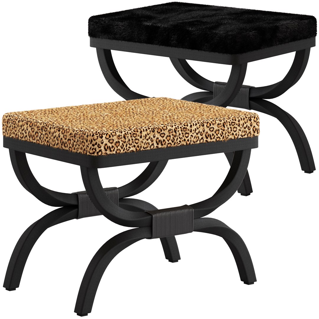 CB2 Serpette Stool 3D model - TurboSquid 2165271