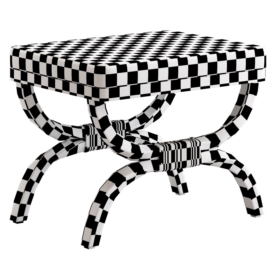 CB2 Serpette Stool 3D model - TurboSquid 2165271