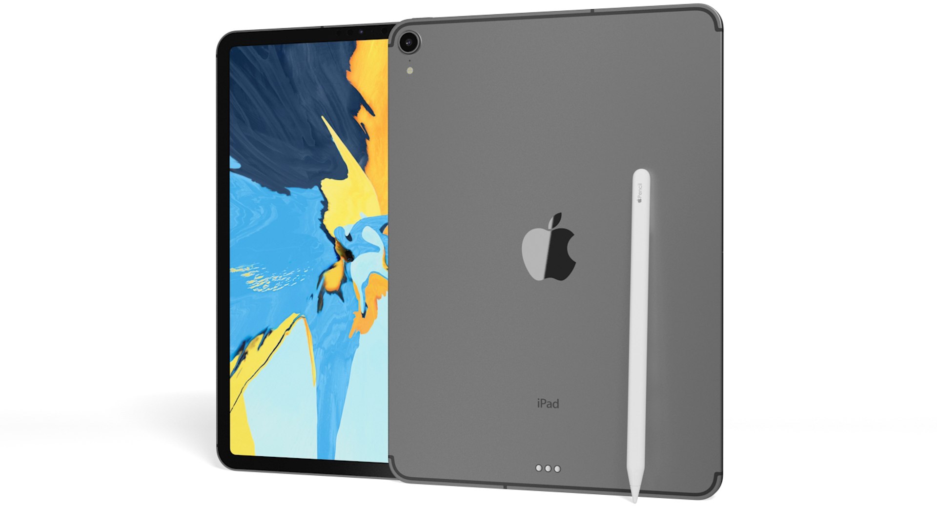 Realistic Apple Ipad Pro 3D Model - TurboSquid 1347550