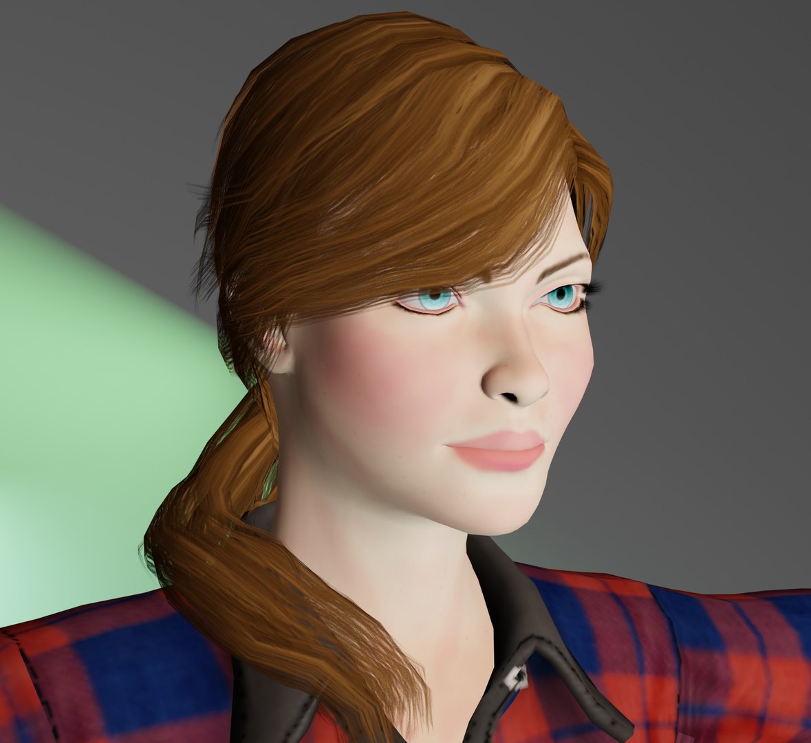 3D Game Ready Beautiful Cute Girl Character - TurboSquid 2117899