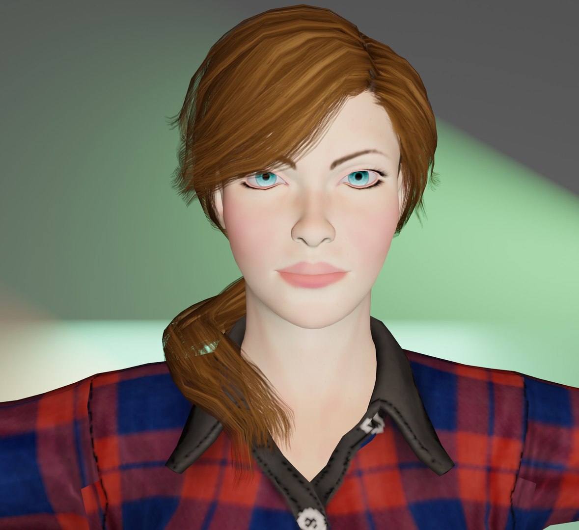 3D Game Ready Beautiful Cute Girl Character - TurboSquid 2117899