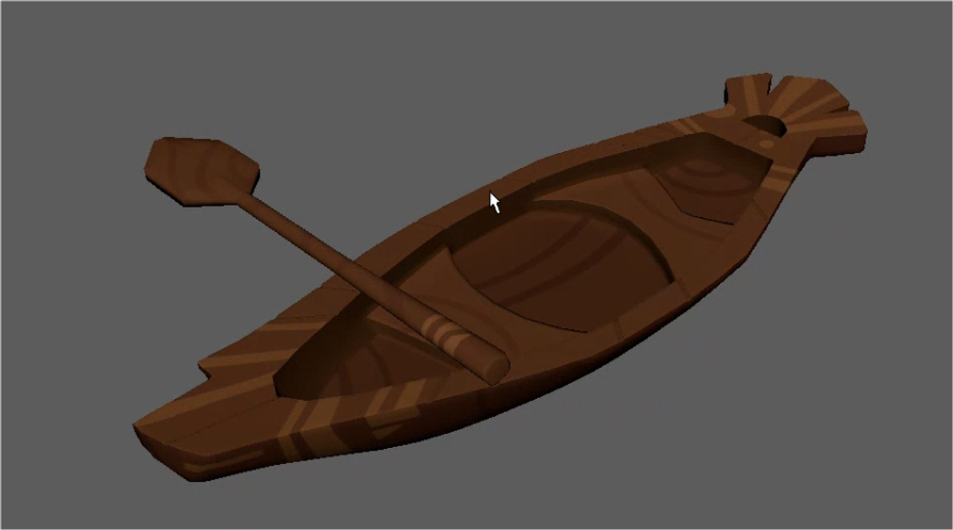 Wood Canoe 3D Model - TurboSquid 1634179
