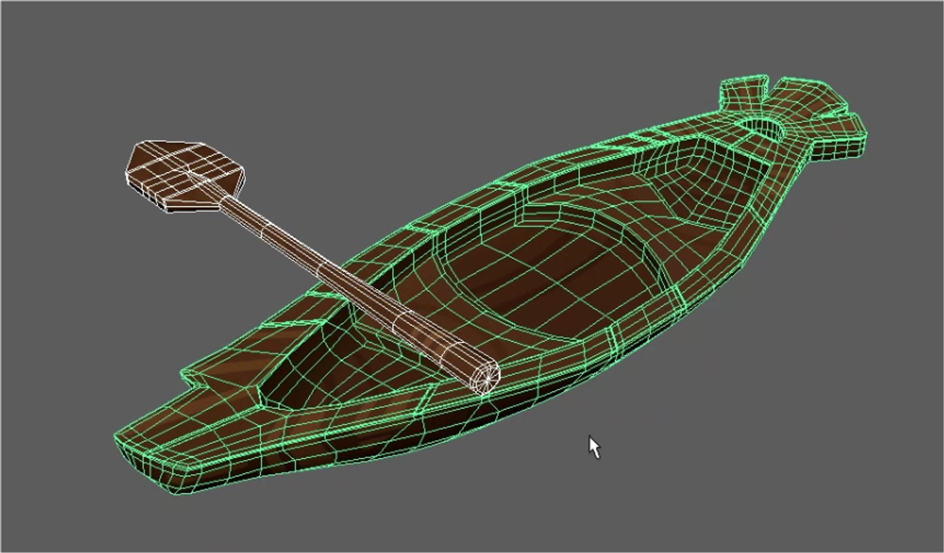 Wood Canoe 3D Model - TurboSquid 1634179