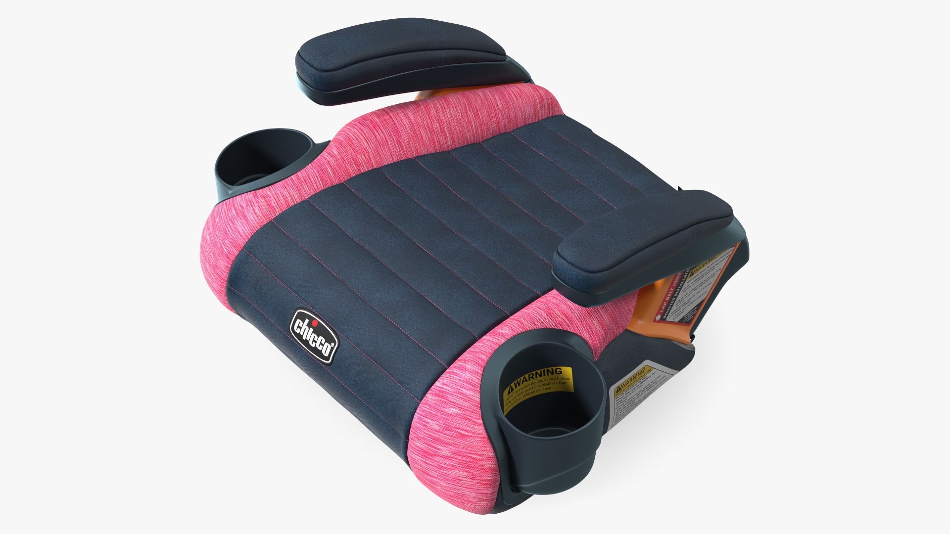 3D Model Chicco GoFit Backless Booster Car Seat Pink - TurboSquid 2195652