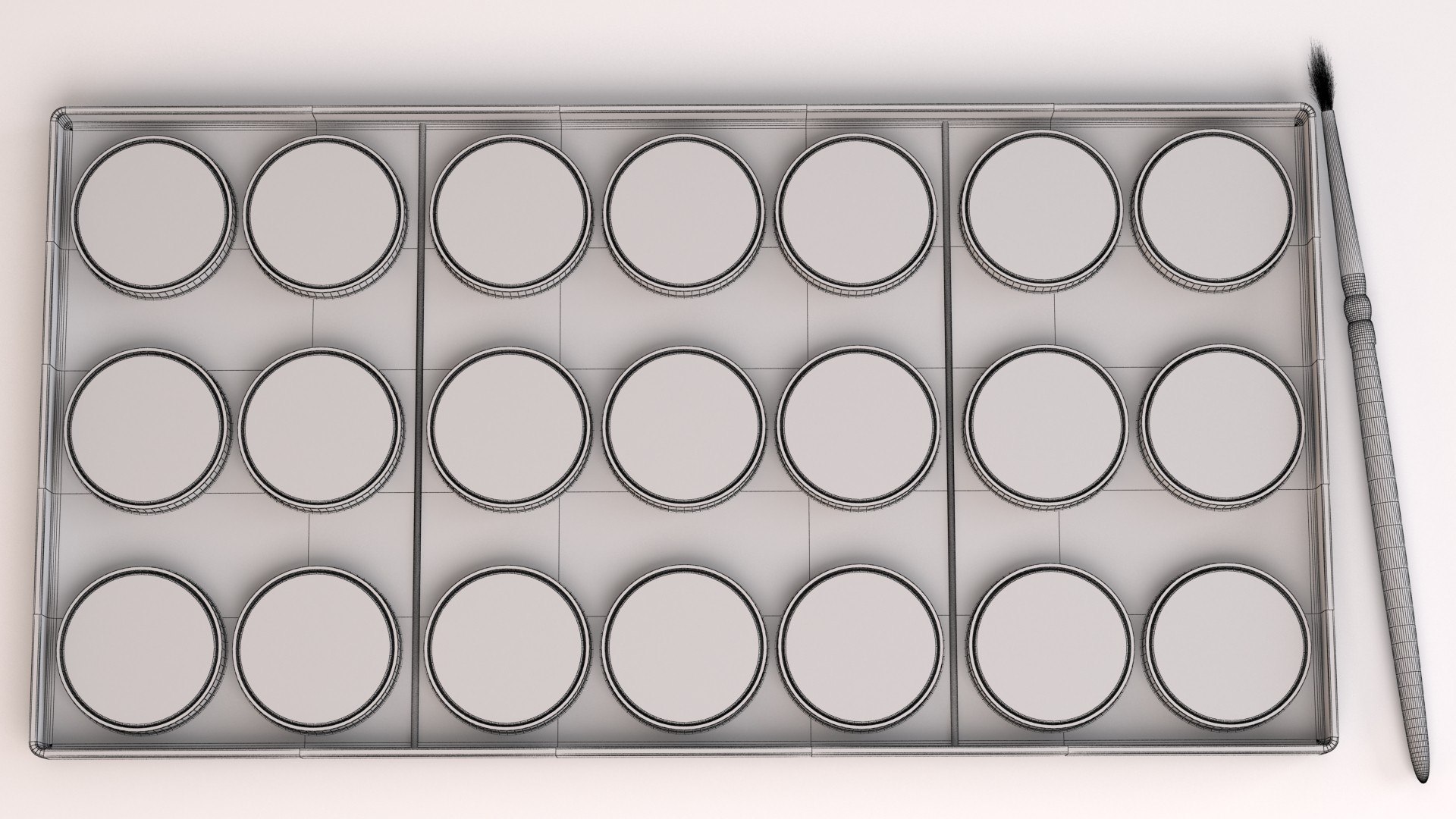 3D Paint Set Model - TurboSquid 1516460