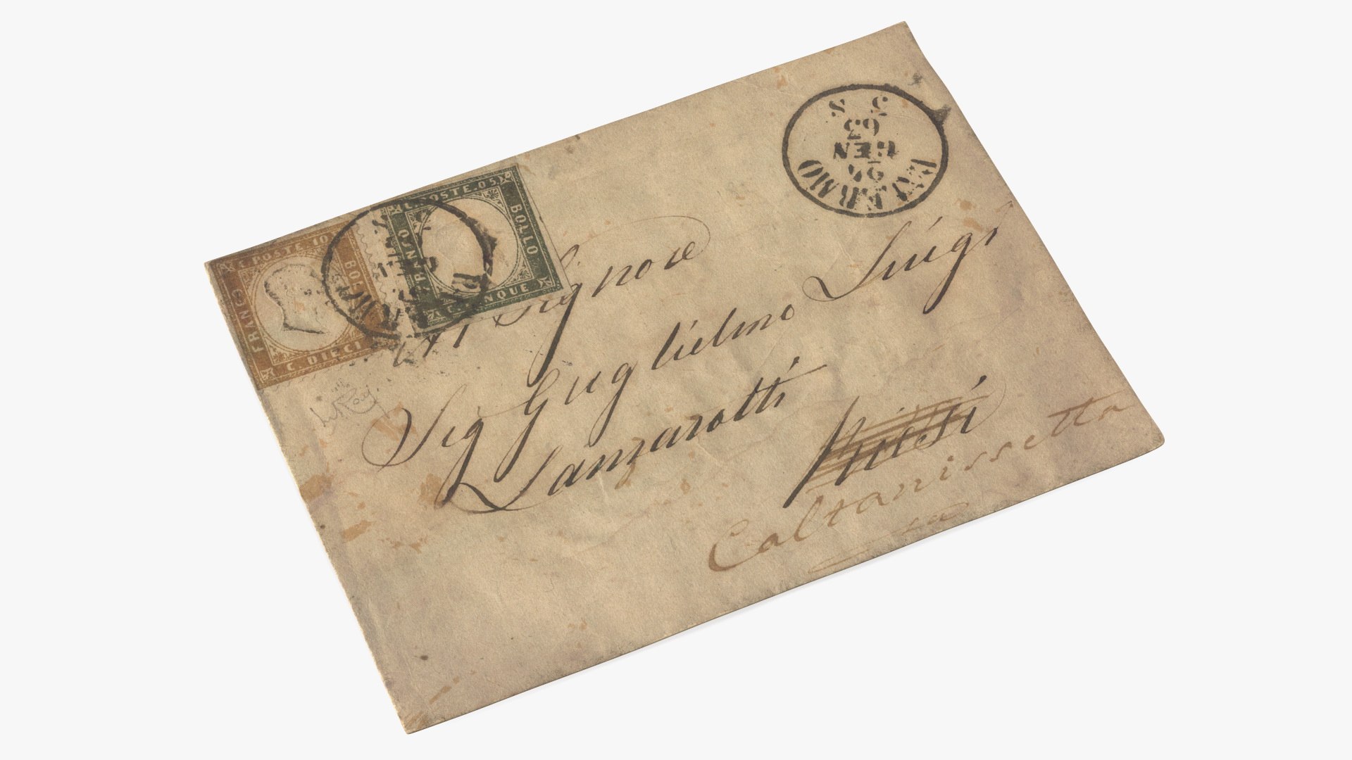 3D Old Paper Letters Collection - TurboSquid 1957902