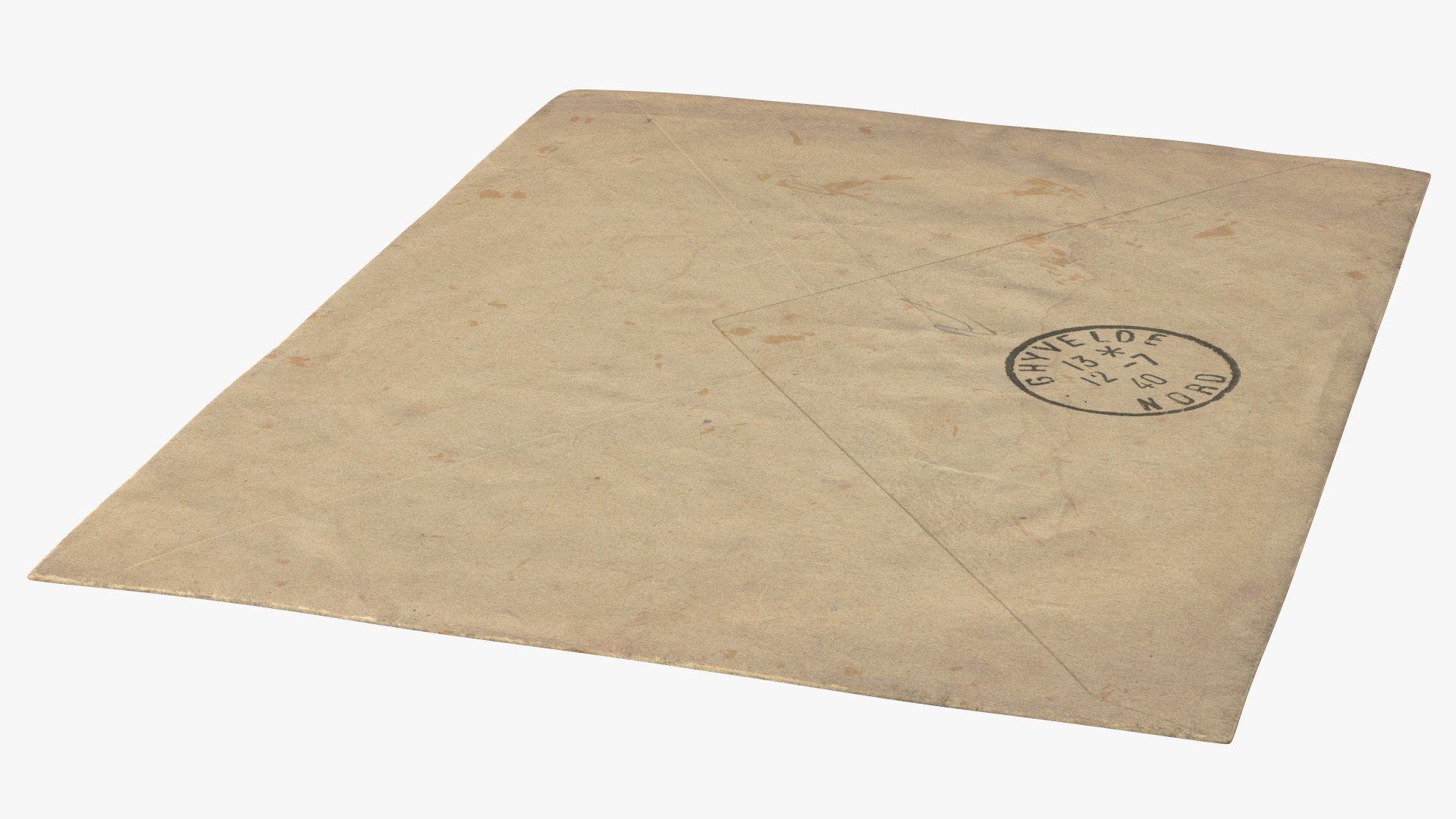 3D Old Paper Letters Collection - TurboSquid 1957902