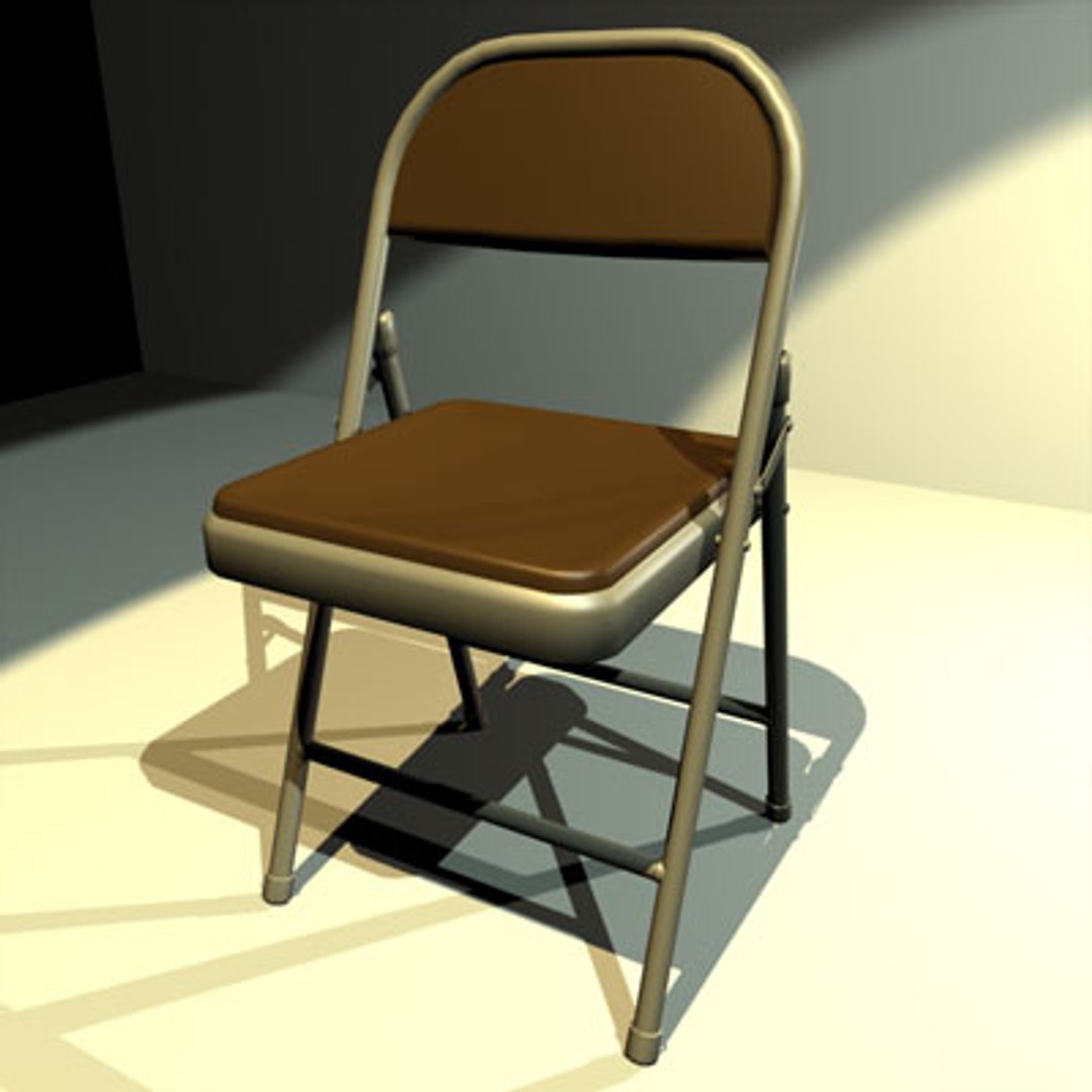 3d folding chair 01