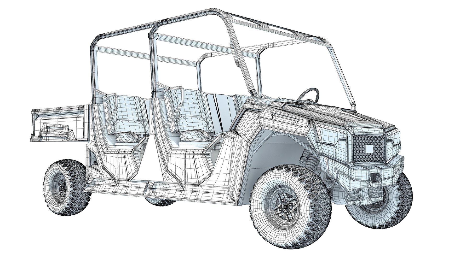 Utility Vehicle 2 3D Model - TurboSquid 1555477