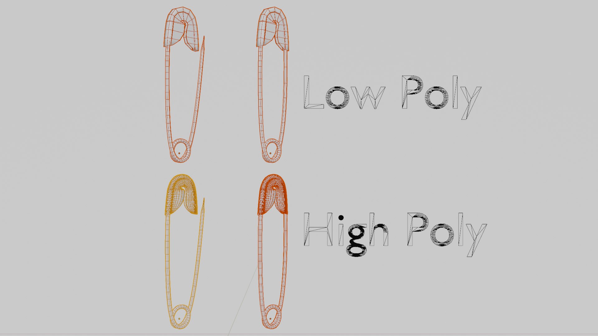 Safety Pin 3D model - TurboSquid 1817897