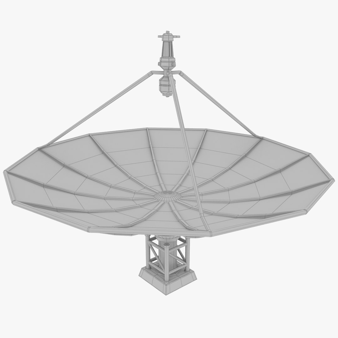 Satellite Dish 3D Model - TurboSquid 1202520
