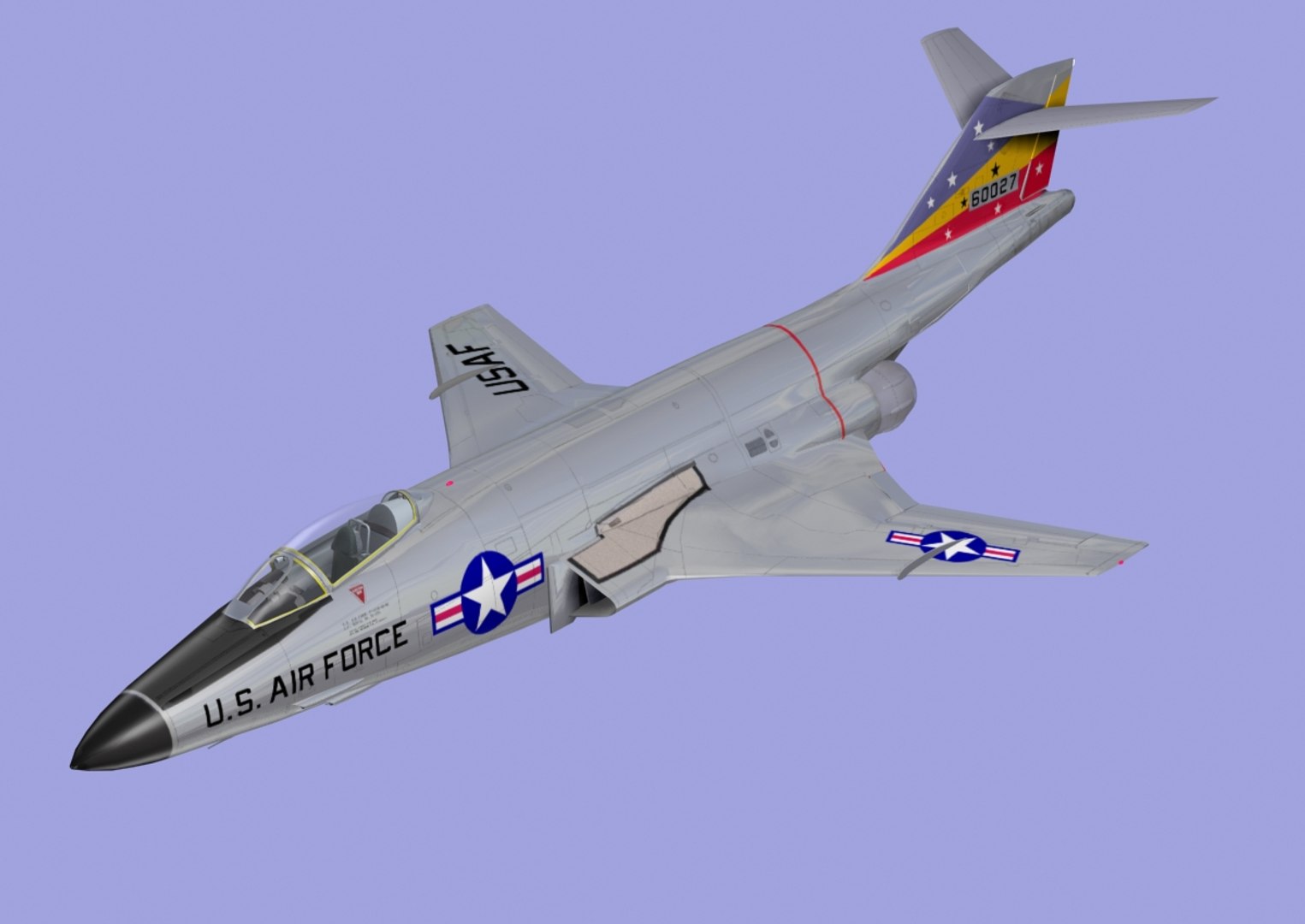 F-101a F-101b 3d Model