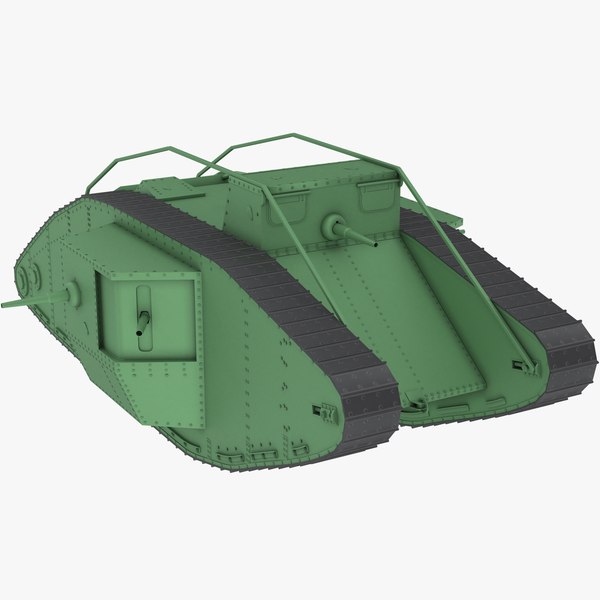 modelo 3d Tanque MK 4 Macho Verde - TurboSquid 2282416