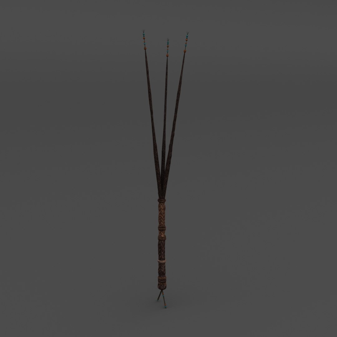 Whip weapon 3D - TurboSquid 1483314