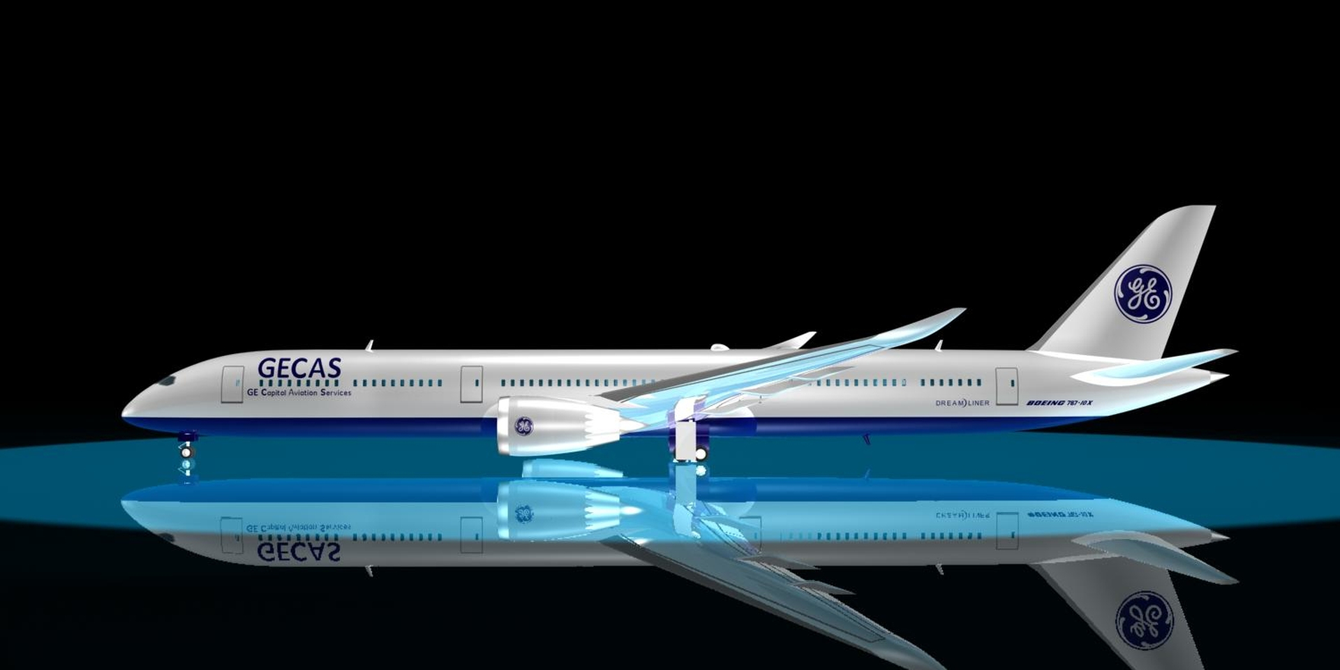 Gecas 787-10 Dreamliner Ge Max