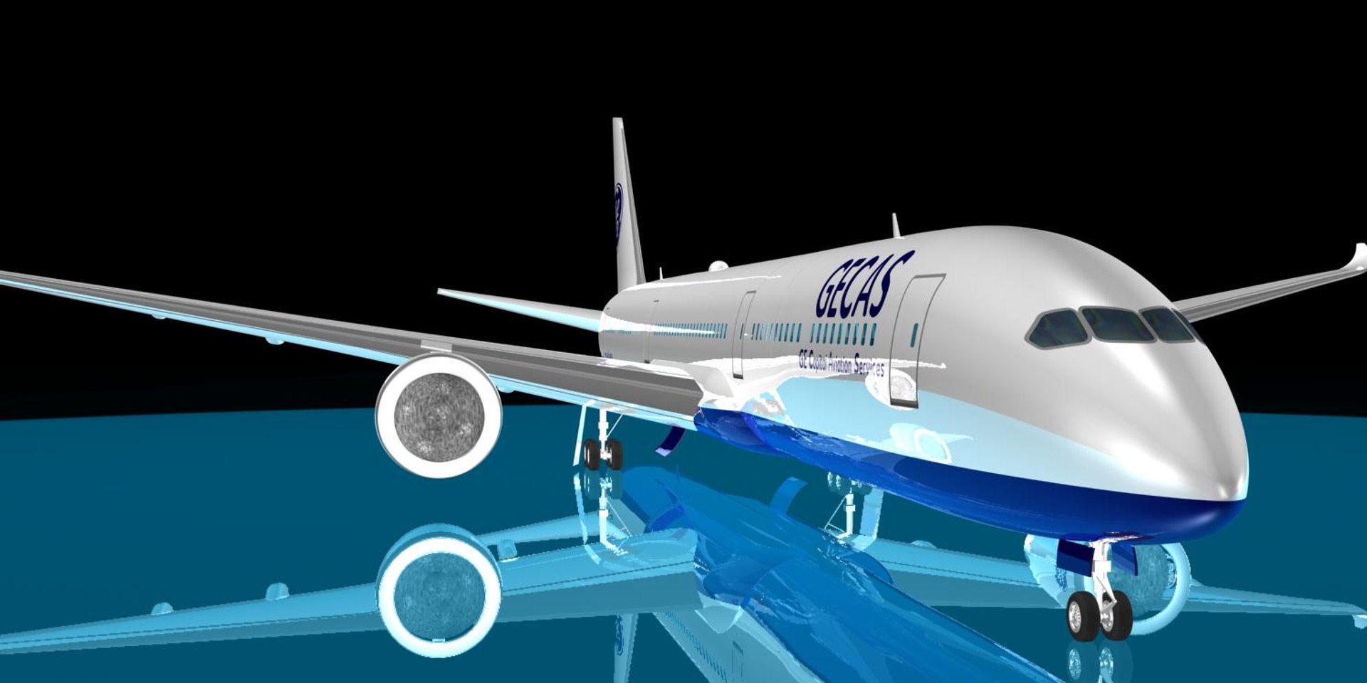 Gecas 787-10 Dreamliner Ge Max