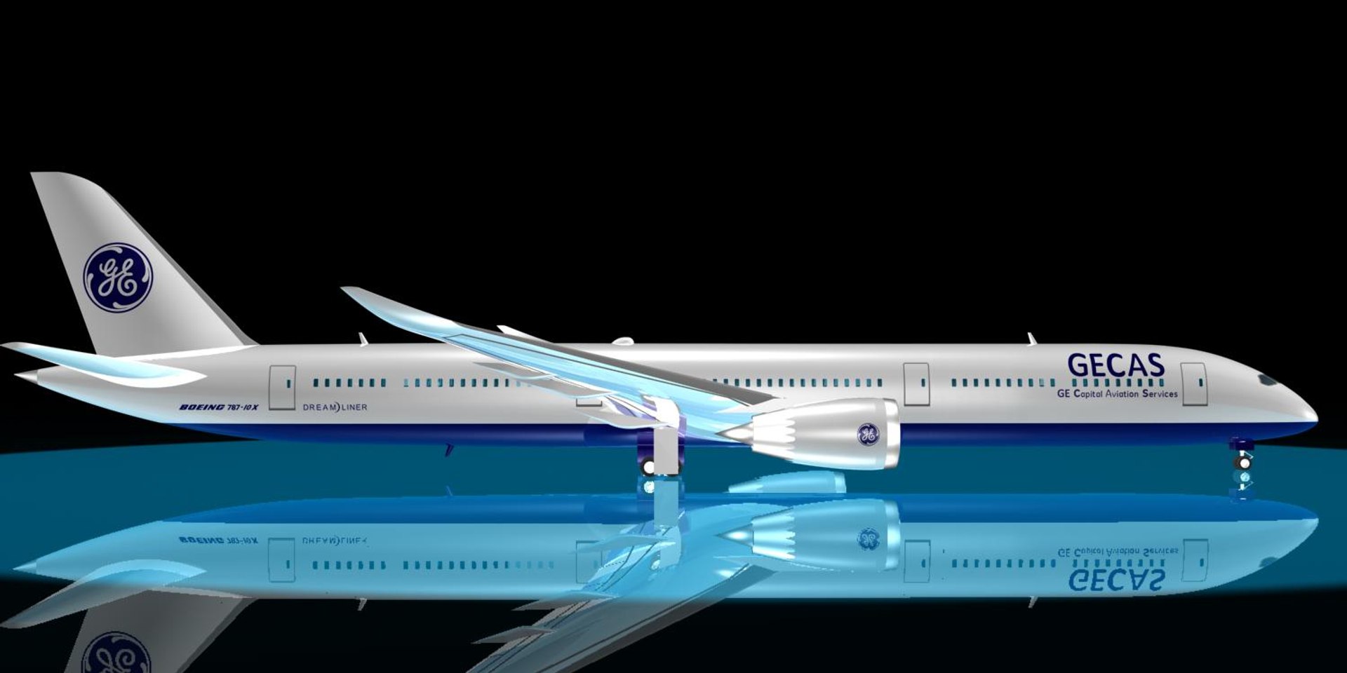Gecas 787-10 Dreamliner Ge Max