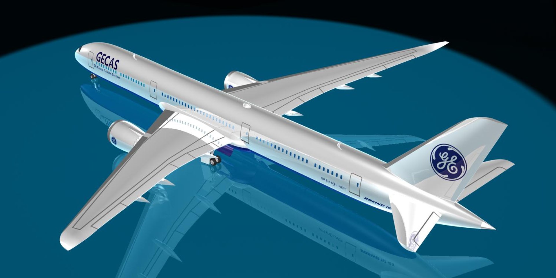 Gecas 787-10 Dreamliner Ge Max
