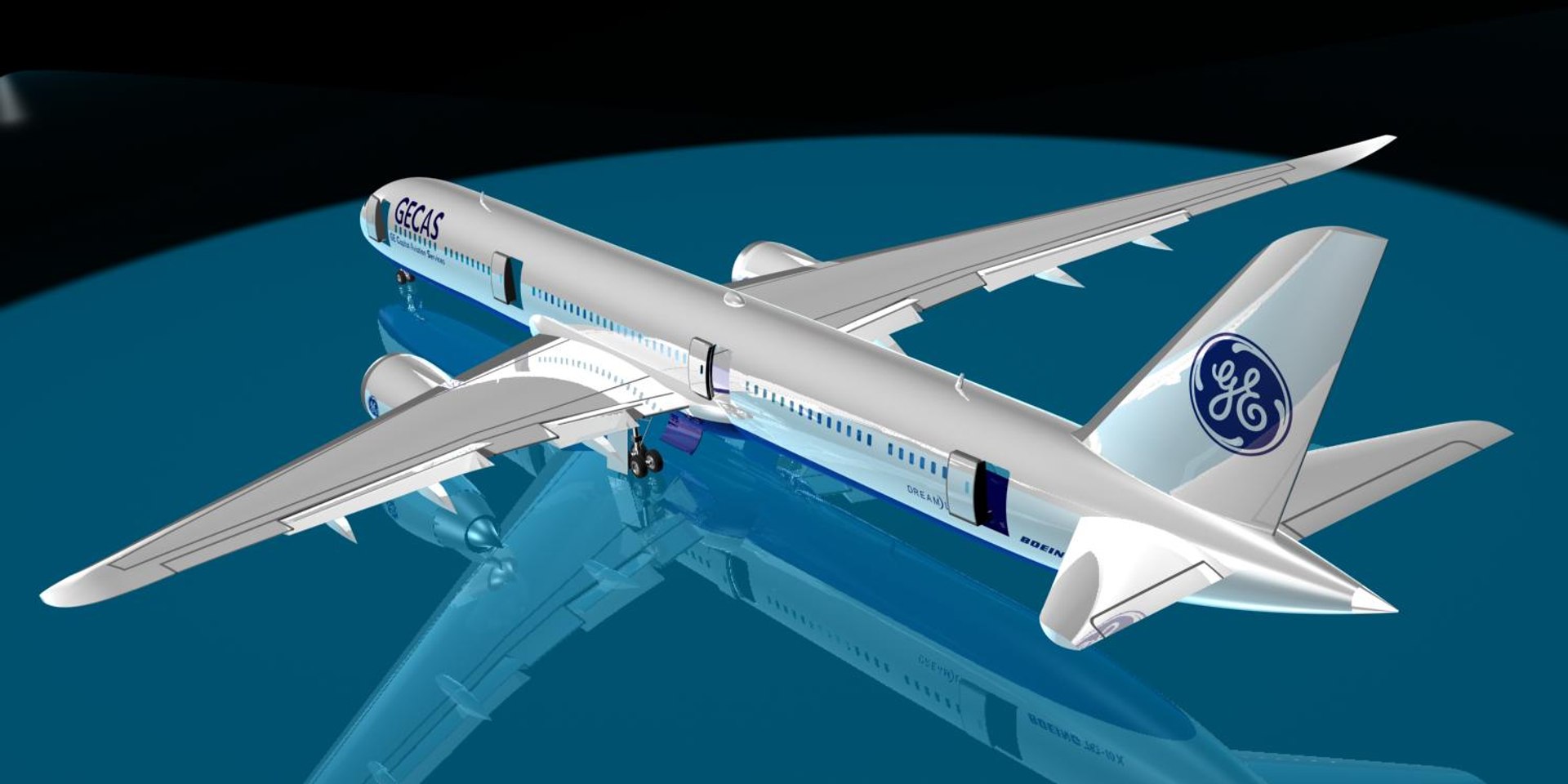 Gecas 787-10 Dreamliner Ge Max