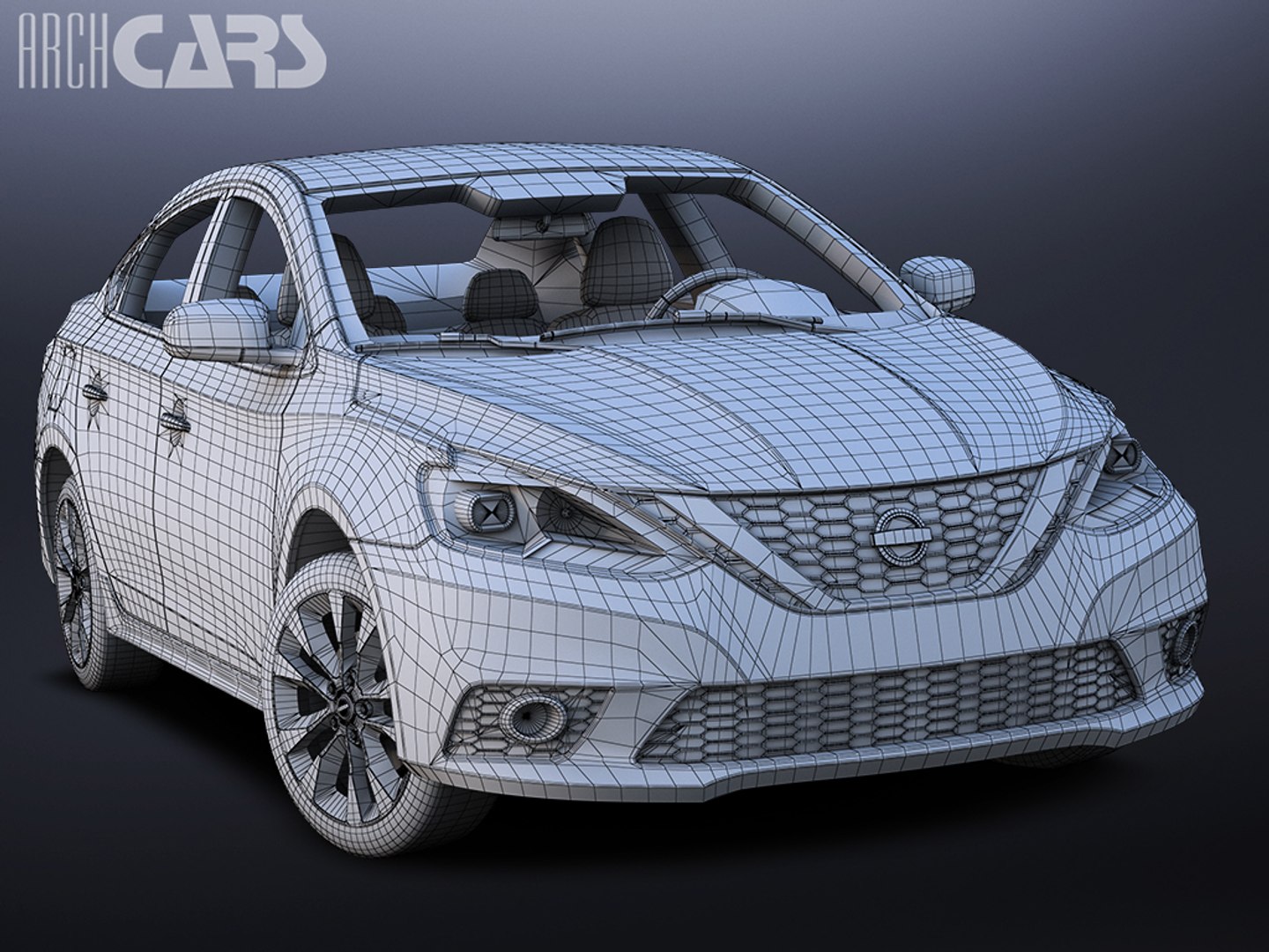 3D Model Nissan Sentra - TurboSquid 1200897
