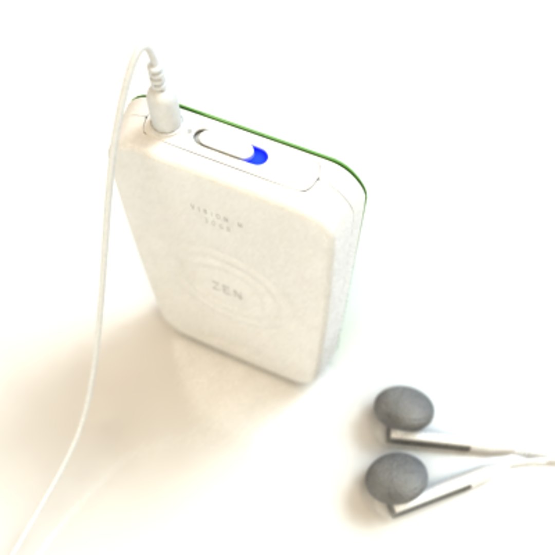 Creative Zen M 3d Model