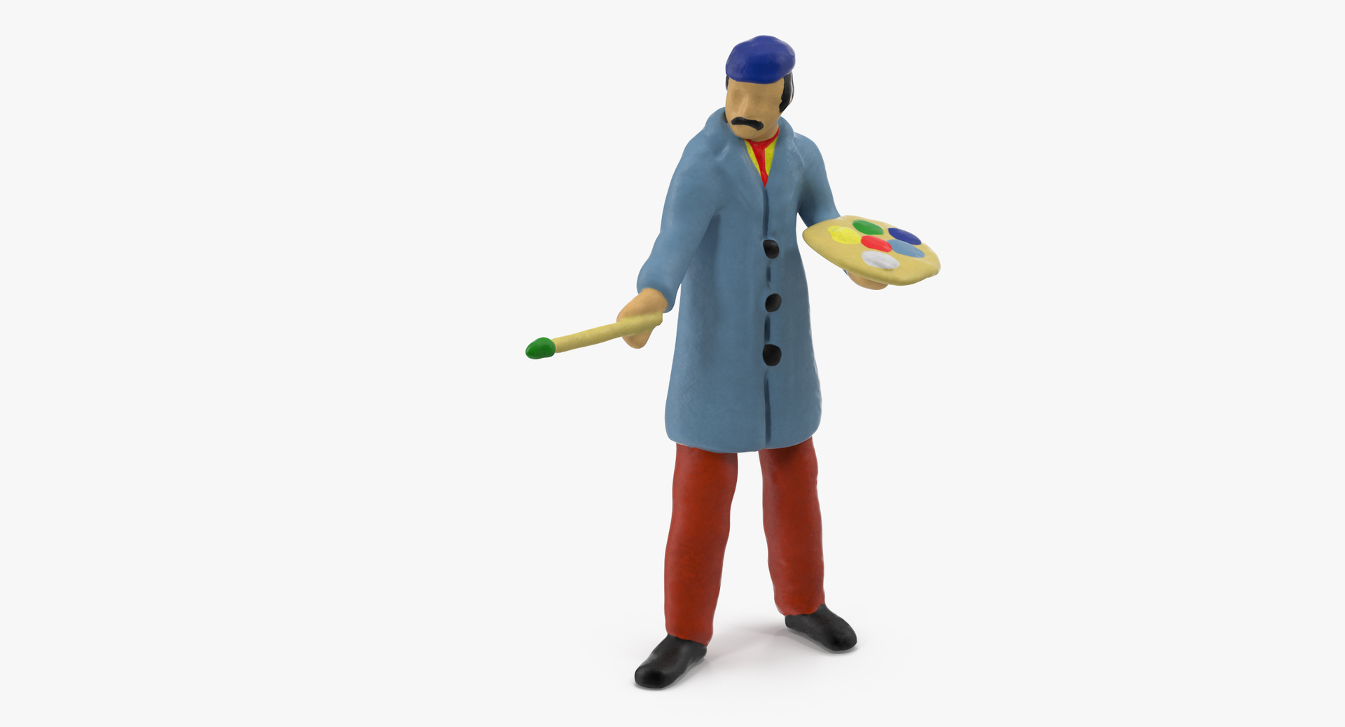 3d Model Miniature Artists