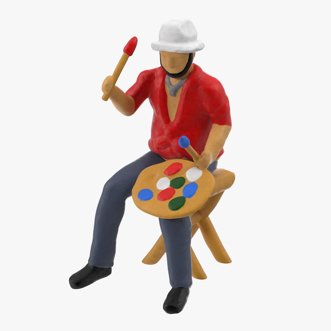 3d Model Miniature Artists