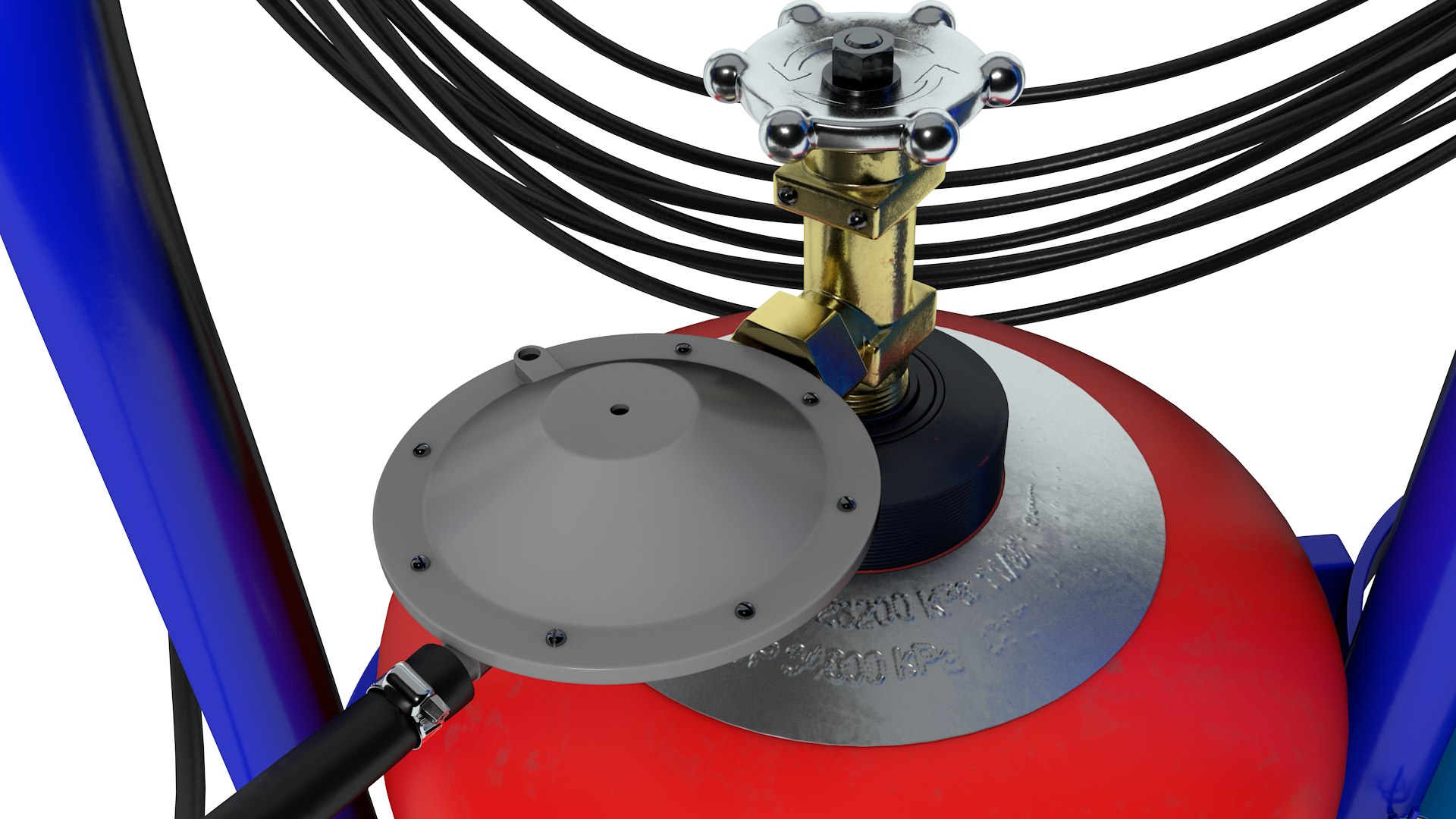 Oxygen propane torch welding 3D model - TurboSquid 1626926
